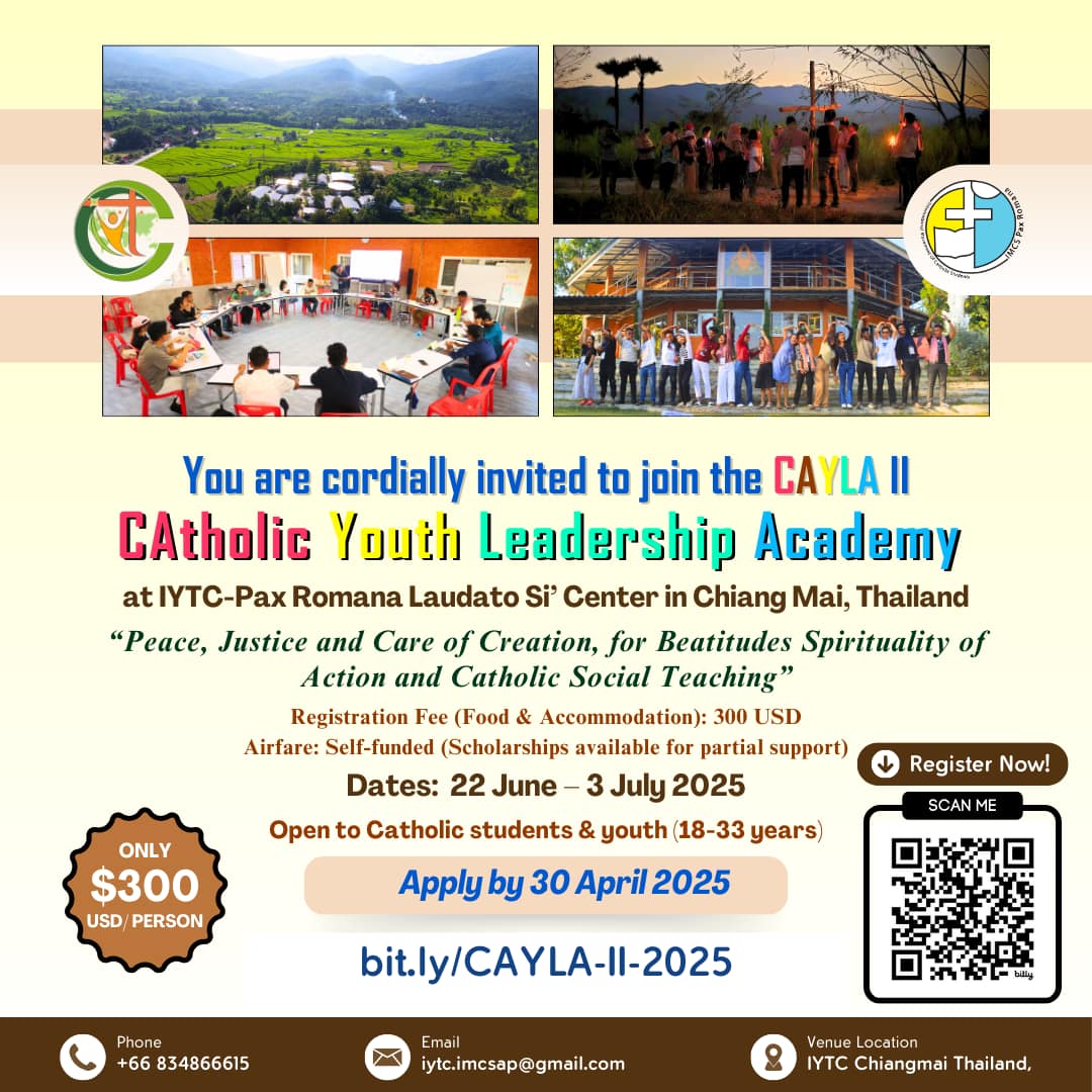 Join the 2nd Catholic Youth Leadership Academy (CAYLA) in Chiang Mai ...