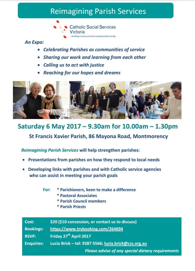 Reimagining Parish Services – Cardijn Community Australia